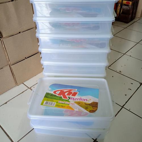 Jual tempat donat plastik kotak container box makanan kh merlion - Kota ...