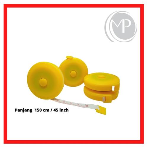 Jual Meteran Baju mini roll 1.5m Meteran Gulung Putar 150cm Pita - Kab ...