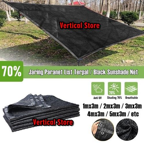 Jual Paranet Hitam Korea 70% Ukuran Custom/ Jaring Teduh List Terpal ...