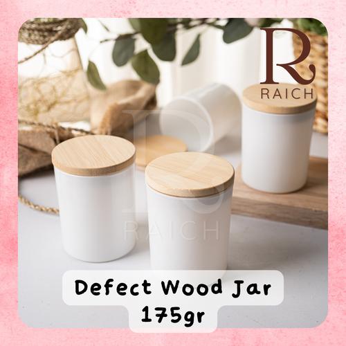 Jual DEFECT CACAT 175gr Wooden Jar Wood Lid Gelas Kayu Tempat Lilin ...