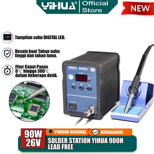 Promo Yihua 900H Solder Station Lead Free HF 90W Soldering Digital Original - Jakarta Pusat ...