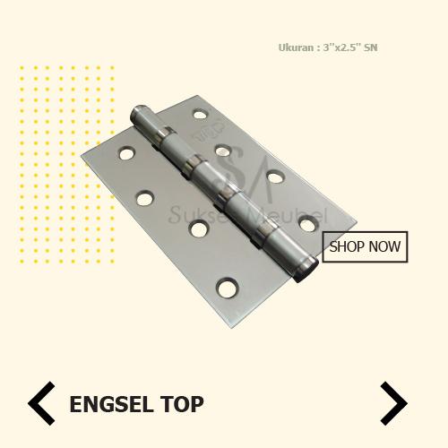Jual ENGSEL TOP 3" X 2.5 INCH SN - ENGSEL PINTU / ENGSEL JENDELA TEBAL ...