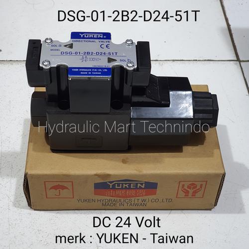 Jual DSG-01-2B2-D24-51T - DC 24Volt solenoid hydrolik merk YUKEN - Taiwan - Kota Bandung ...