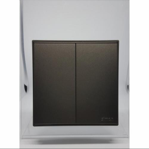 Jual Saklar Simon E6 Seri/Double Grey SIMON e6 2 gang 721021-61 Grey ...