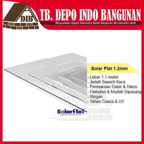 Jual SOLAR FLAT 1.2MM CLEAR SOLARFLAT SOLARTUFF BENING TRANSPARAN ATAP ...