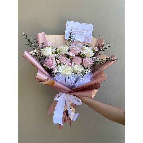 Jual Buket bunga segar fresh flower bouquet simple elegant bsd gading ...
