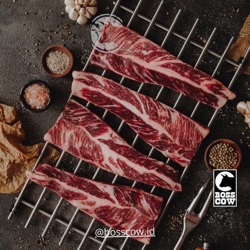 Jual US Beef Karubi Chuck Short Ribs Boneless Shortribs USDA Prime ...