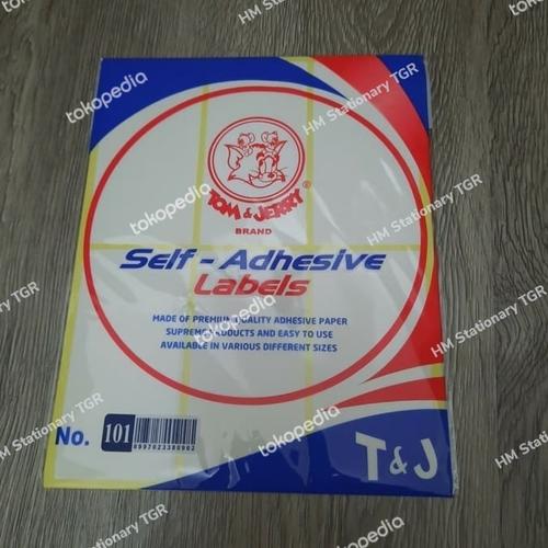 Jual Label Tom & Jerry No.101 / Label Stiker Tom & Jerry No.101 ...