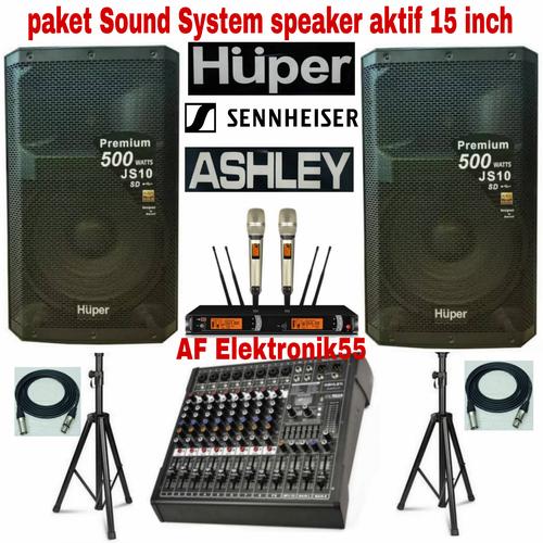 Jual Paket Sound System Speaker Huper 15 Inch Untuk Outdoor Atau Indoor ...