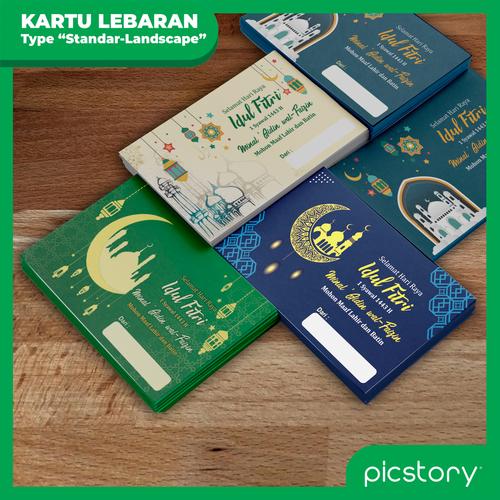 Jual Kartu Ucapan Lebaran Parcel Greeting Card Selamat Hari Raya Idul ...