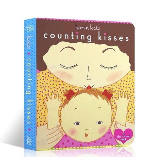 Jual original guaranted counting kissed board book by karen katz ...