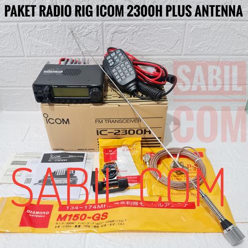Jual JUAL RADIO RIG ICOM IC 2300H ORIGINAL PLUS PAKET ANTENA MOBIL - Jakarta Utara - SABIL ...