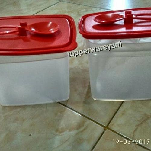 Jual Tupperware Shelf Saver Based Bening tutup Merah (1) - Kota ...
