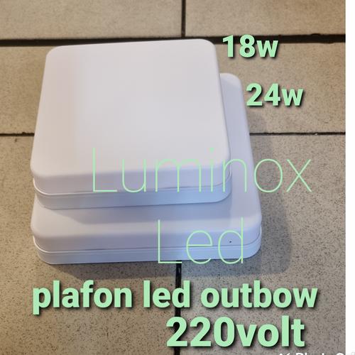 Jual kap baret led segi 24watt 24w teras plafon kotak 24 watt 24 w ...