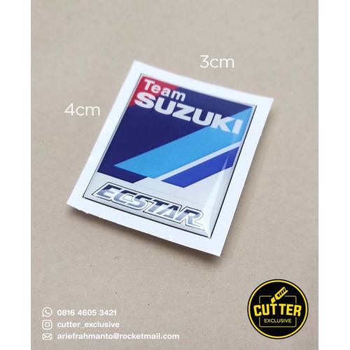 Jual emblem sticker resin SUZUKI TEAM ECSTAR - Jakarta Barat - CUTTER ...