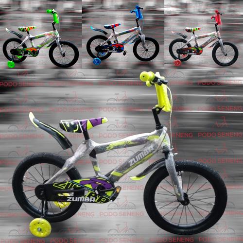 Jual Sepeda BMX Ukuran 16 Inch Zumba Sepeda Balap Anak - Hijau - Kota ...