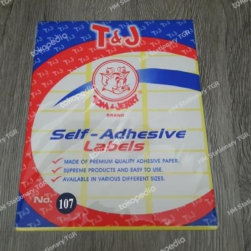 Jual Label Tom & Jerry No.107 / Label Stiker Tom & Jerry No.107 ...