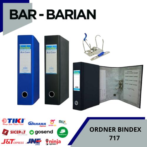 Jual ORDNER BINDEX 717 UKURAN FOLIO TEBAL 7CM - Hitam - Jakarta Utara ...