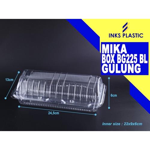 Jual MIKA BOX BOLU GULUNG LIPAT BG 225/MIKA BOX ROTI BAKAR (50 PCS ...