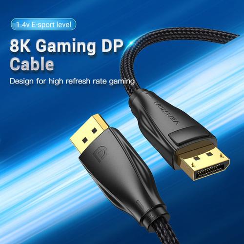 Promo Vention Kabel DisplayPort DP 1.4 Male to Male 4K 8K HDR Port 3M ...