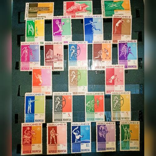Jual PERANGKO ASIAN GAMES IV - 1962 (24pc) - Jakarta Utara - Mompopshop ...