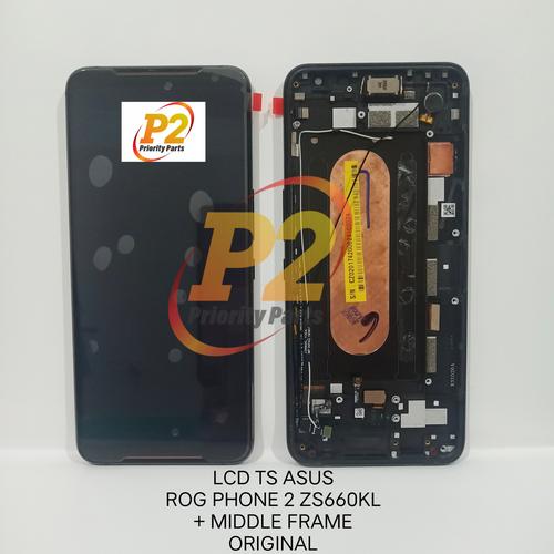 Jual LCD TS + FRAME ASUS ROG PHONE 2 ORIGINAL BLACK - Jakarta Barat ...