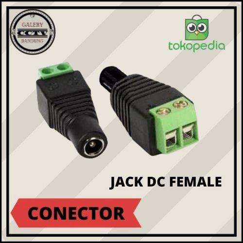 Jual KONEKTOR JACK CCTV / CONNECTOR DC FEMALE - 50 PCS - Kota Bandung ...