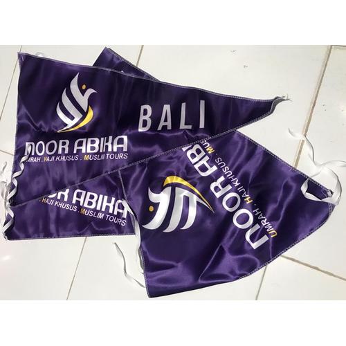 Jual Cetak Bendera Bahan Satin / Print Custom Bendera (Ukuran Kecil ...