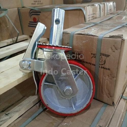 Jual Roda PU Scaffolding, Roda Scaffolding PU, Roda Steger PU Heavy ...