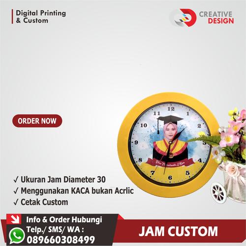 Jual Jam Dinding Custom - Kab. Indramayu - Creative Design Custom ...