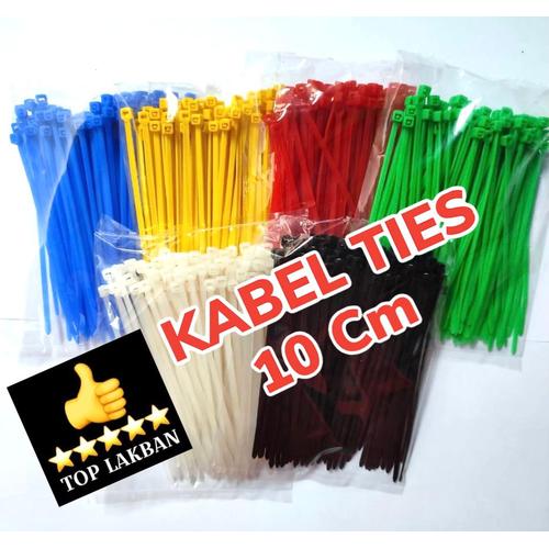 Jual KABEL TIES 10 Cm (2,5 x 100 mm) isi 100 pcs / CABLE TIE / INSULOCK ...