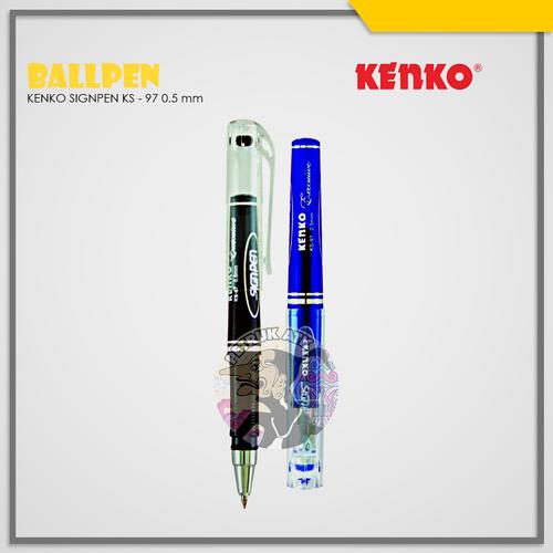 Jual [PCS] SIGN PEN KENKO 0,5 MM KS - 97 ATK Stationary - Biru - Kota ...