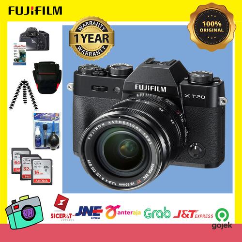 Jual FUJIFILM X-T20 KIT 15-45MM & 16-50MM / FUJIFILM XT 20 - Resmi ...