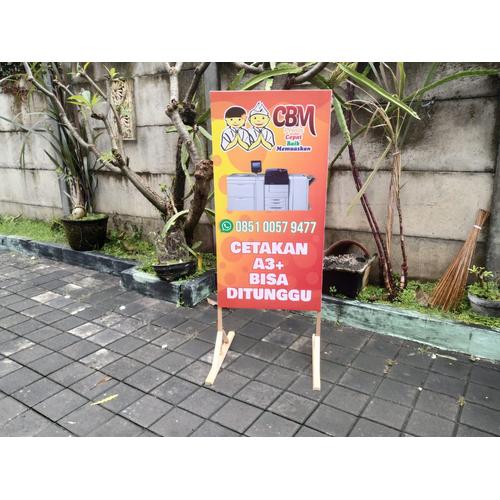 Jual Single Stand Banner Papan Iklan Simpel Papan Promosi - Kecil ...