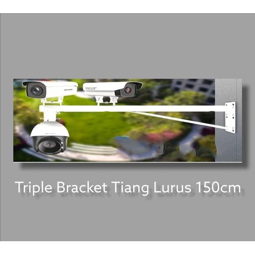 Jual TIANG BRACKET TRIPLE UNTUK CCTV PANJANG 150 CM - Kota Surabaya ...