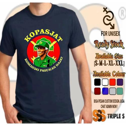 Jual KAOS KOPASJAT KOMANDO PASUKAN HAJAT KAOS HANSIP SECURITY HAJATAN ...