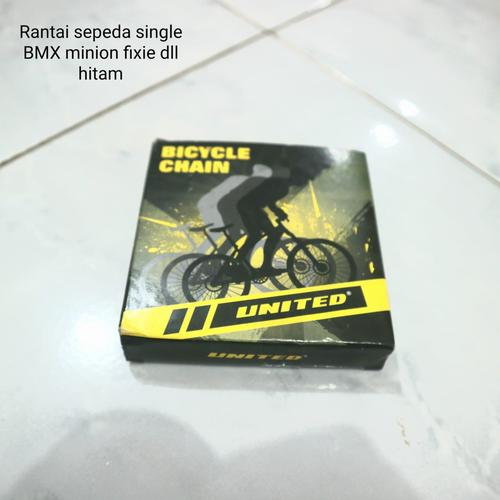 Jual RANTAI SEPEDA BMX SINGLE SPEED UNITED BLACK/CP 114L - Kab. Bandung ...