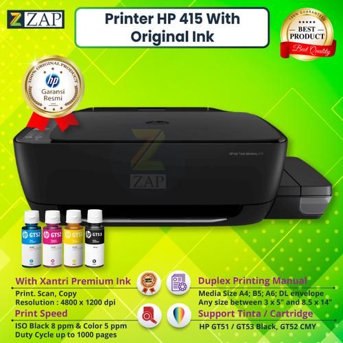 Jual HP Ink Tank Wireless 415 HP 415 HP415 Print,Scan,Copy,Wireless ...