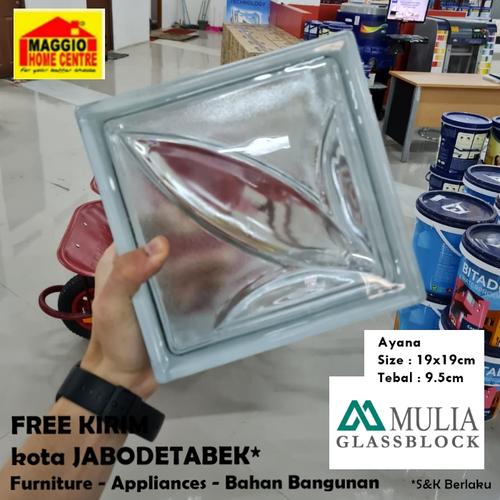 Jual MULIA GLASS BLOCK 19x19cm - BLOK KACA MULIA - ANEKA GLASSBLOCK ...