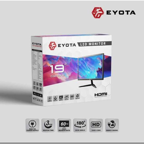 Jual Eyota Monitor LED 19 Inch VGA & HDMI New Panel Garansi Terjamin ...