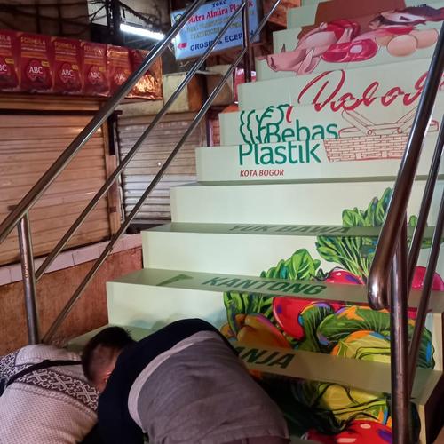 Jual sticker lantai - Kota Depok - Sticker sandblast kaca | Tokopedia