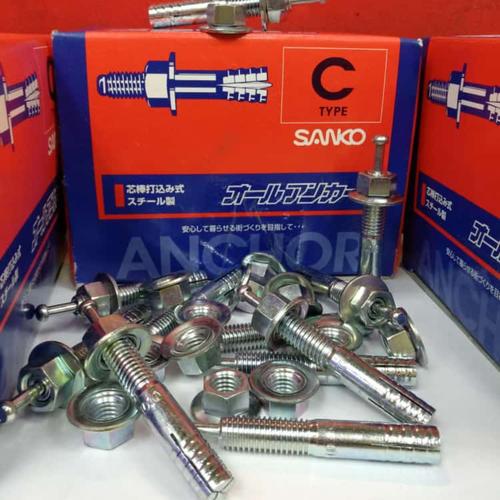 Jual High anchor SANKO M10 × 120 / Dynabolt ketok Hit angkur 10x120 - Jakarta Barat ...