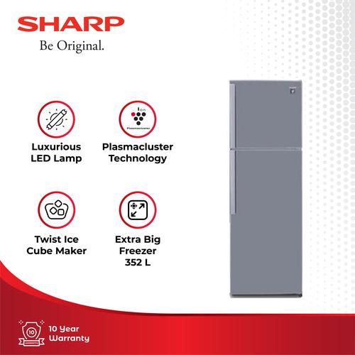 Promo Sharp Kulkas 2 Pintu Plasmacluster SJ-450GP-SD Cicil 0% 3x - Kab ...