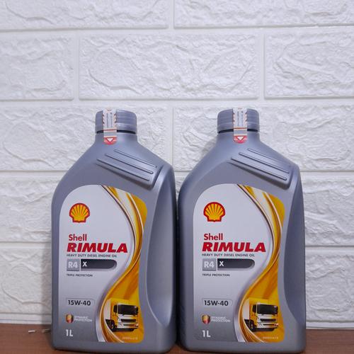 Jual Oli shell rimula r4x 15W-40 1L-original scan barcode - Kab. Bogor ...