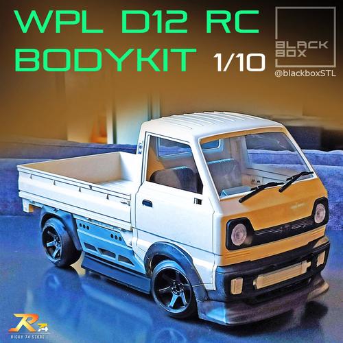 Jual WPL D12 Body Kit B004 by Blackbox Design Plus Velg dan Ban - RC ...