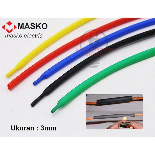 Jual Isolasi bakar-Selongsong Bakar-Selotip Bakar 3mm 3 mm MASKO 200M ...