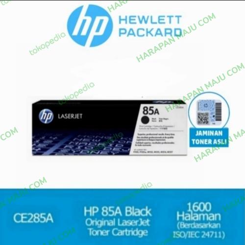 Jual Toner Hp Laserjet 85A Black Original Catridge (CE285A)-Hitam ...