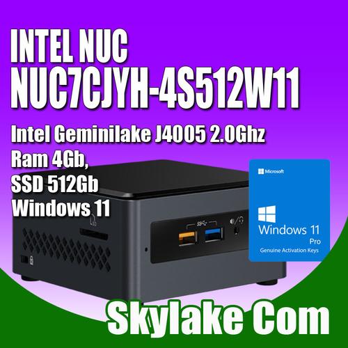 Jual INTEL NUC7CJYH-4S512W11 (RAM 4GB SSD 512GB WIN11) MINIPC DUALCORE ...
