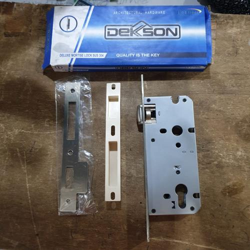 Jual dekson RL 8585 mortise lock body kunci pelor roller pelor dekkson ...