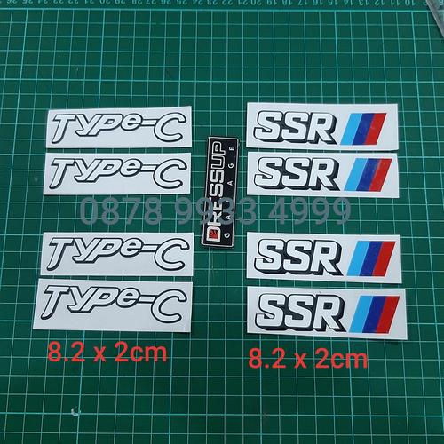 Jual sticker velg ssr type c - Kota Metro - Dressup88 | Tokopedia